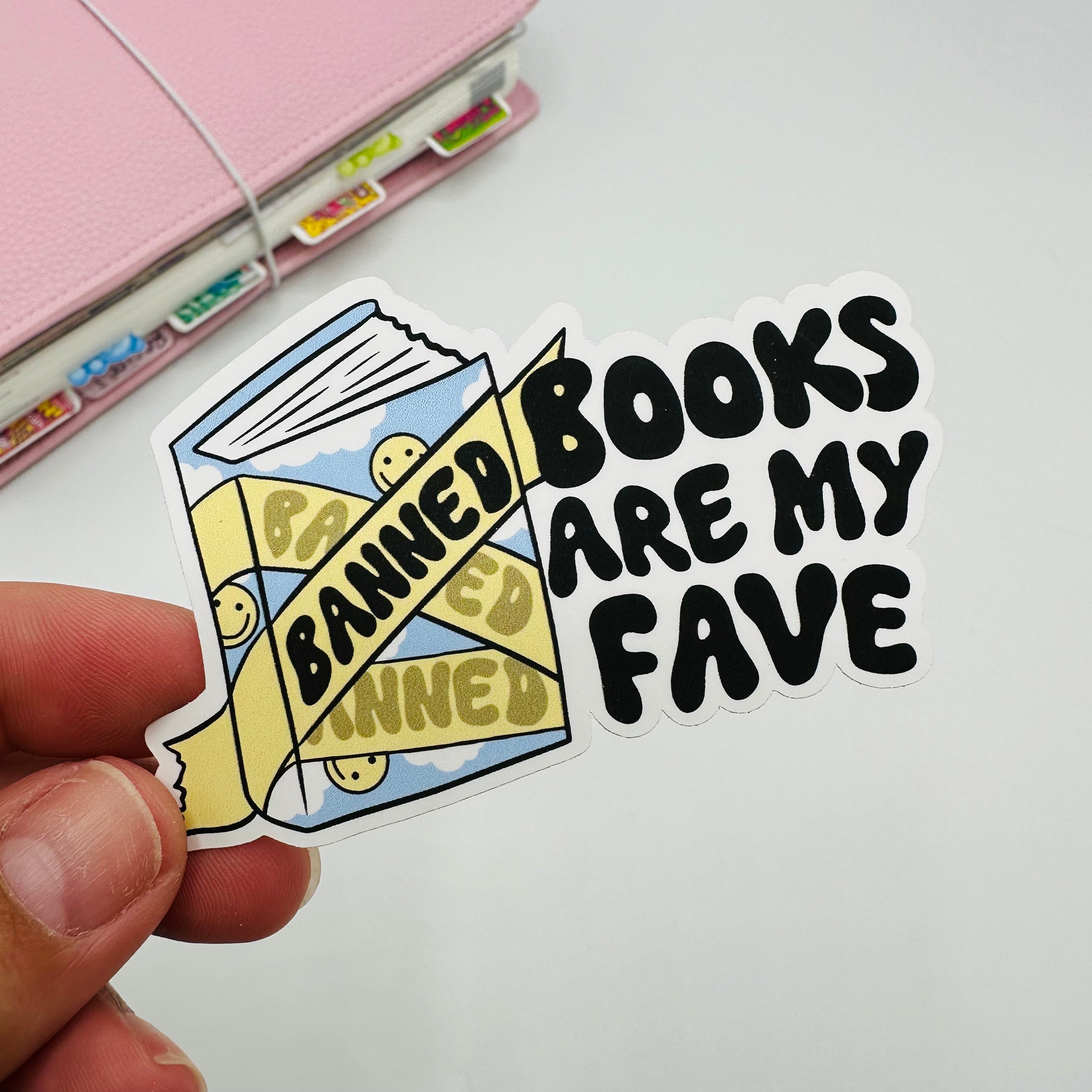 Banned Books Vinyl Stickers – TypeAforAlexa