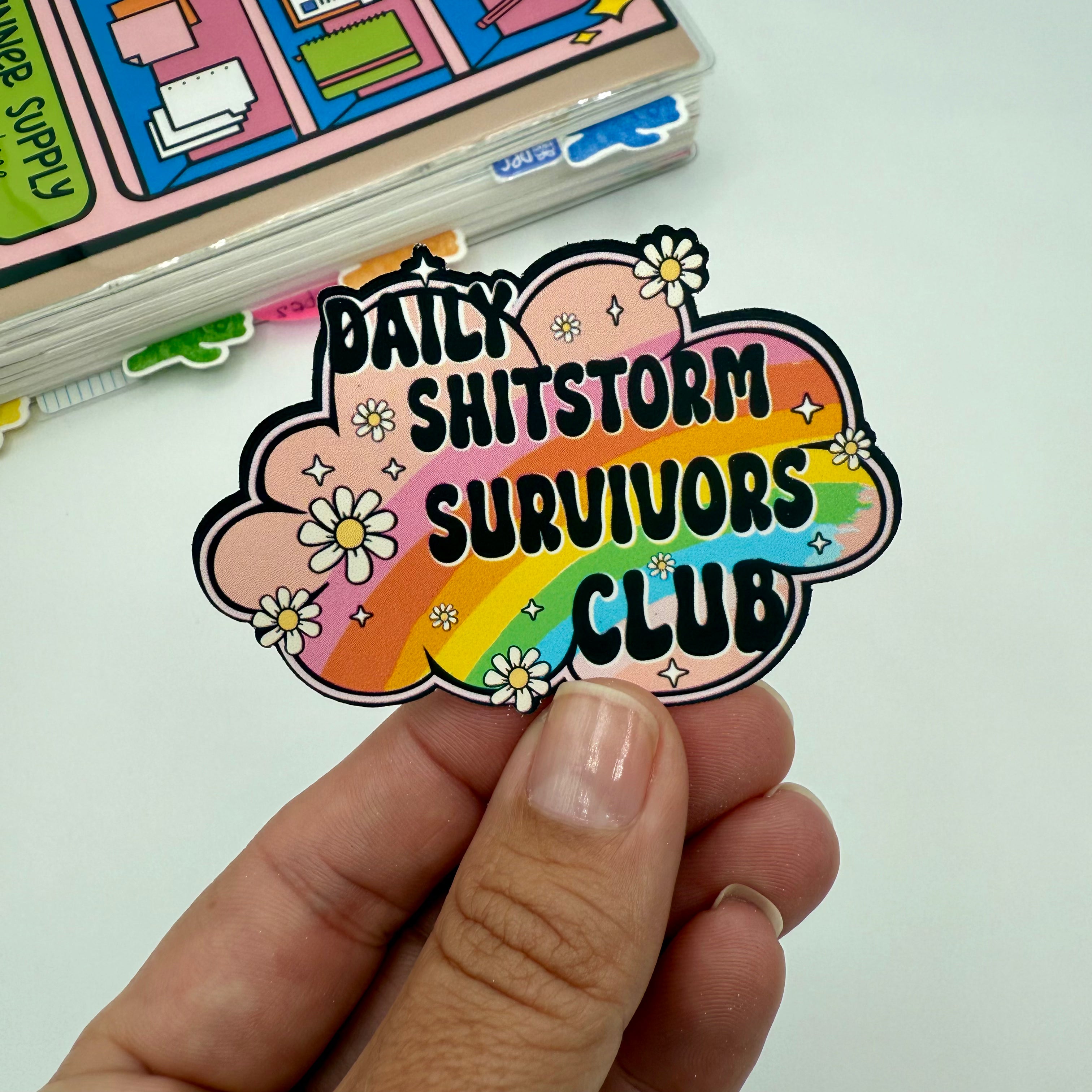 Daily Shitstorm Survivor Stickers – TypeAforAlexa