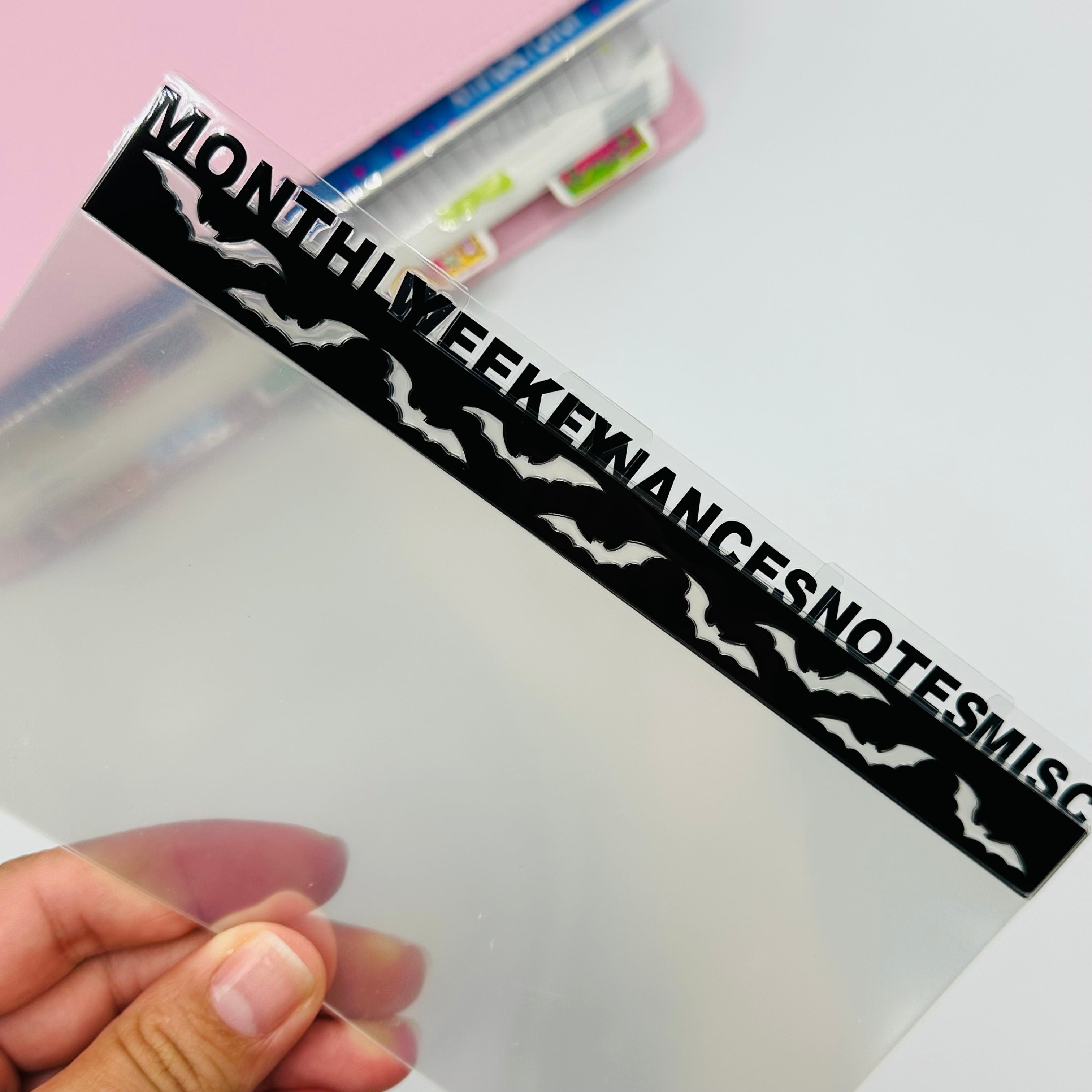 Custom Bat Border Dividers - SIDE TABS – TypeAforAlexa