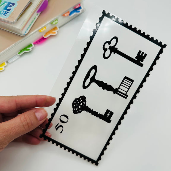 Vintage Keys Stamp Dashboard – TypeAforAlexa